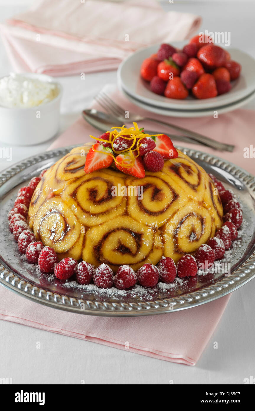 Charlotte Royale Traditional dessert Stock Photo - Alamy