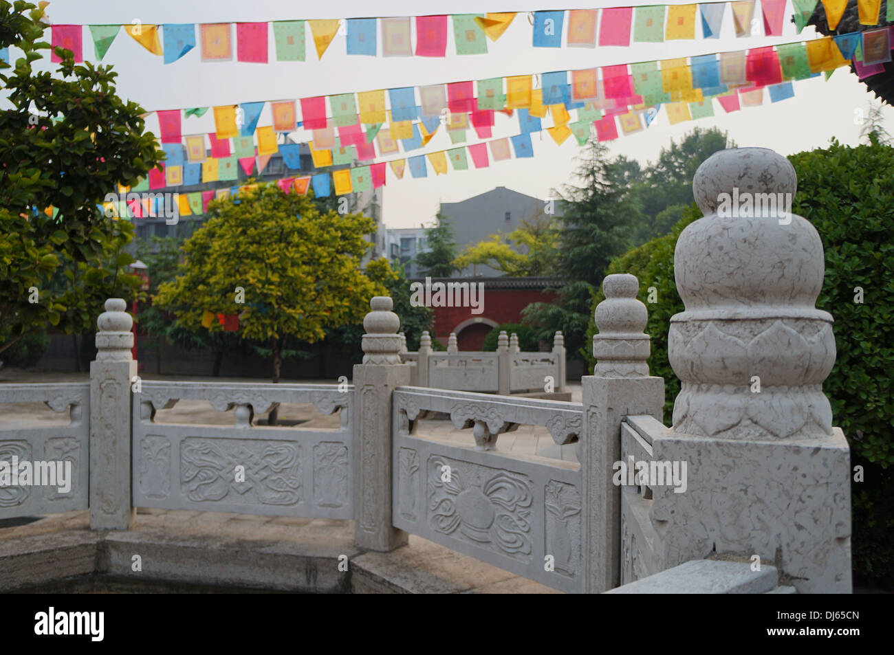Scene from a temple, Xi'an, China Stock Photo - Alamy