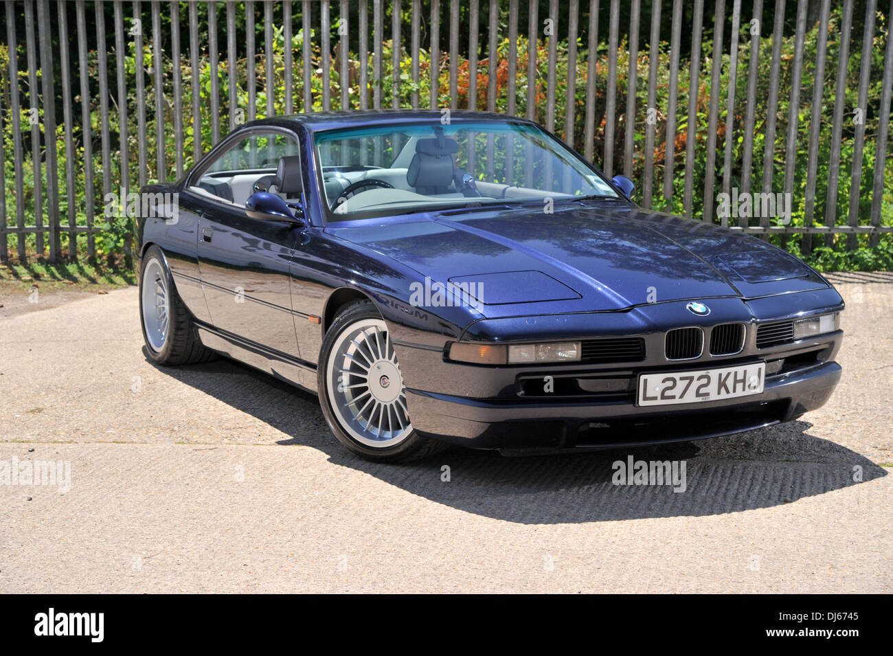 1993 BMW 850i German V8 super coupe now a classic car Stock Photo - Alamy