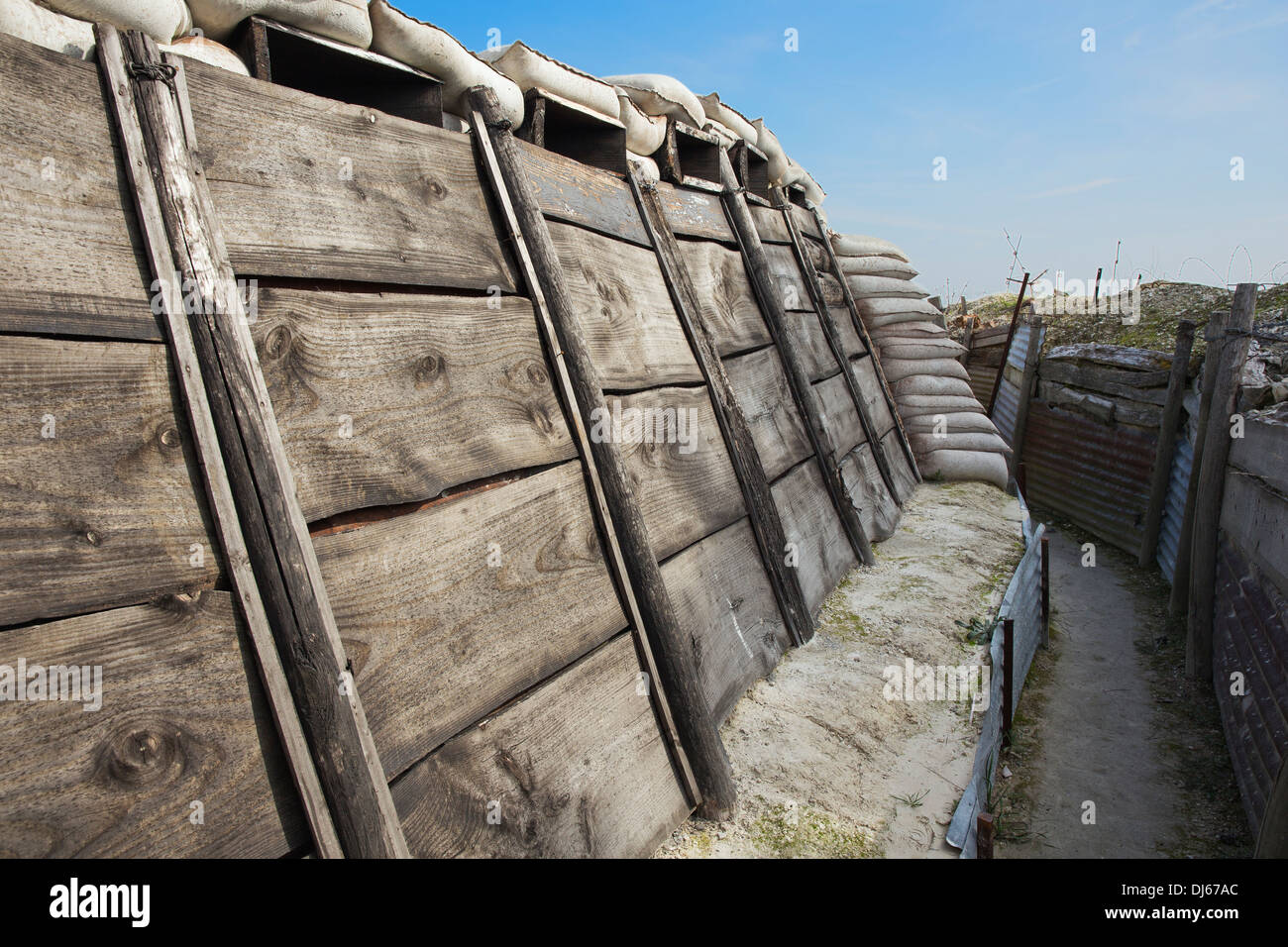 Ww1 trench inside hi-res stock photography and images - Alamy