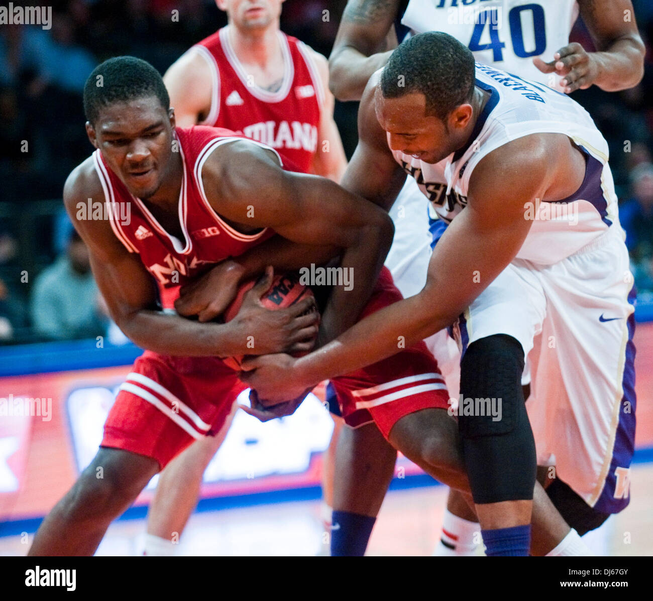 New York, New York, USA. 22nd Nov, 2013. Indiana's forward Noah Vonleh ...