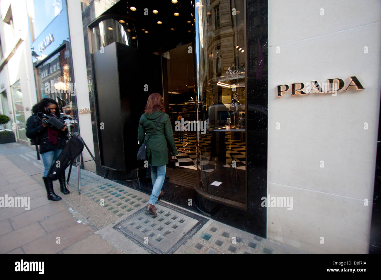 Prada flagship store hi-res stock photography and images - Alamy