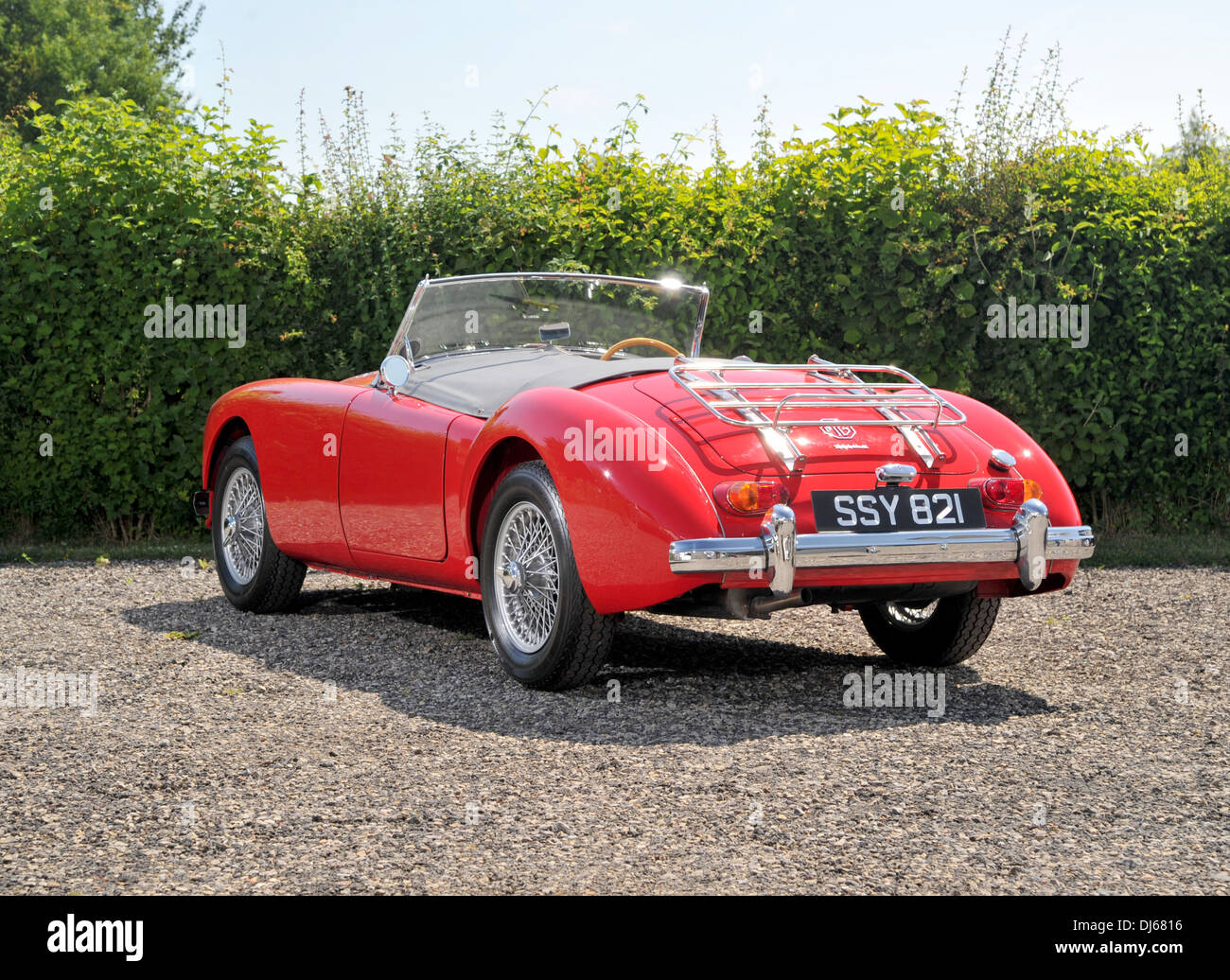 1961 MGA classic British open sports car Stock Photo - Alamy