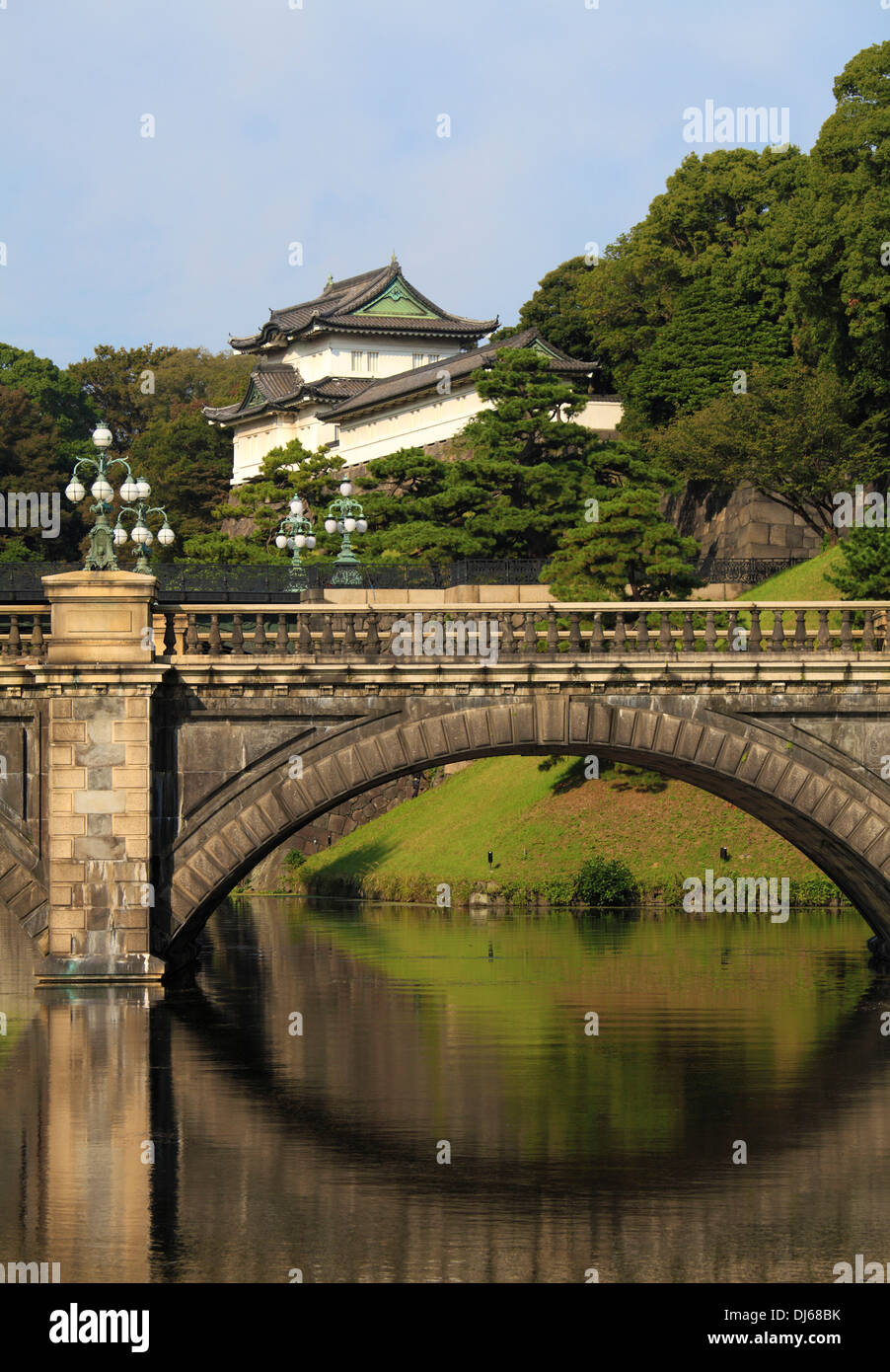 Japan, Tokyo, Imperial Palace, Nijubashi Bridge Stock Photo - Alamy