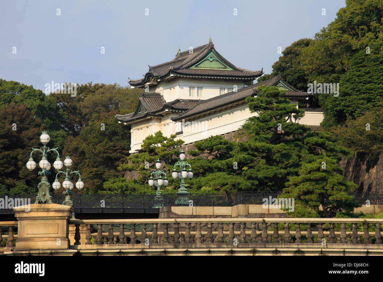 Japan, Tokyo, Imperial Palace, Nijubashi Bridge Stock Photo - Alamy