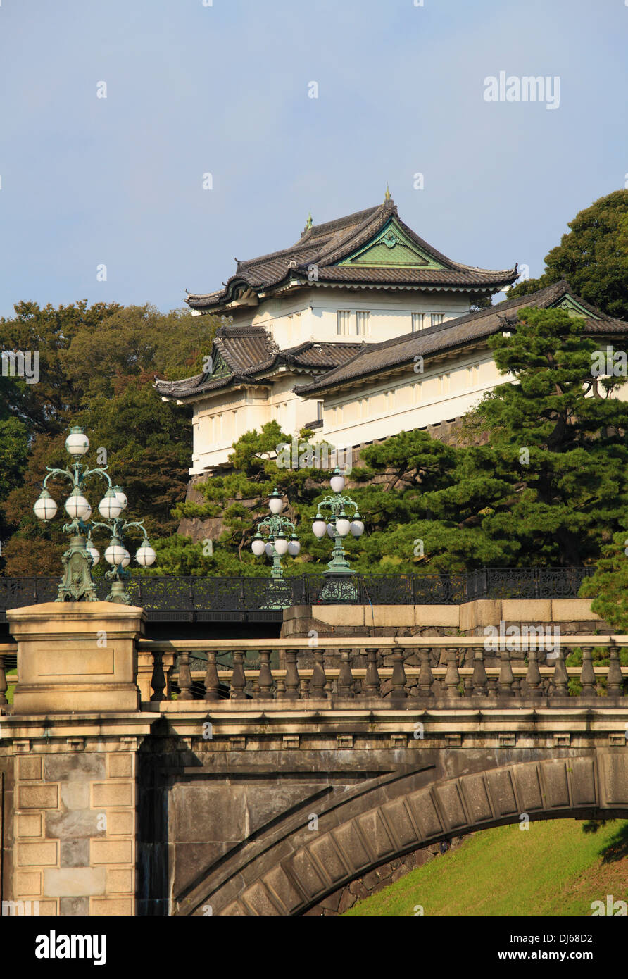 Nijubashi bridge imperial palace tokyo hi-res stock photography and ...