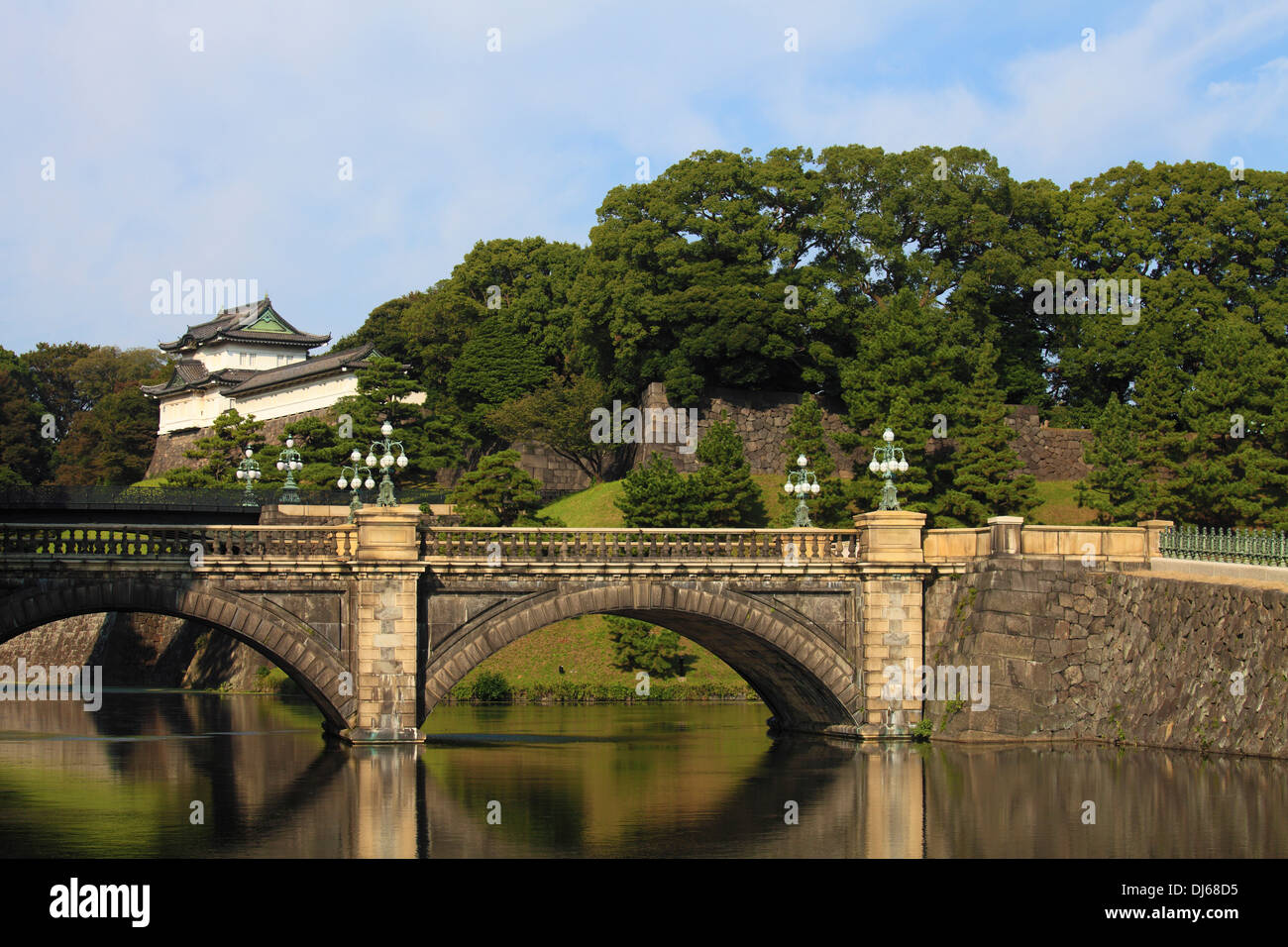 Japan, Tokyo, Imperial Palace, Nijubashi Bridge Stock Photo - Alamy