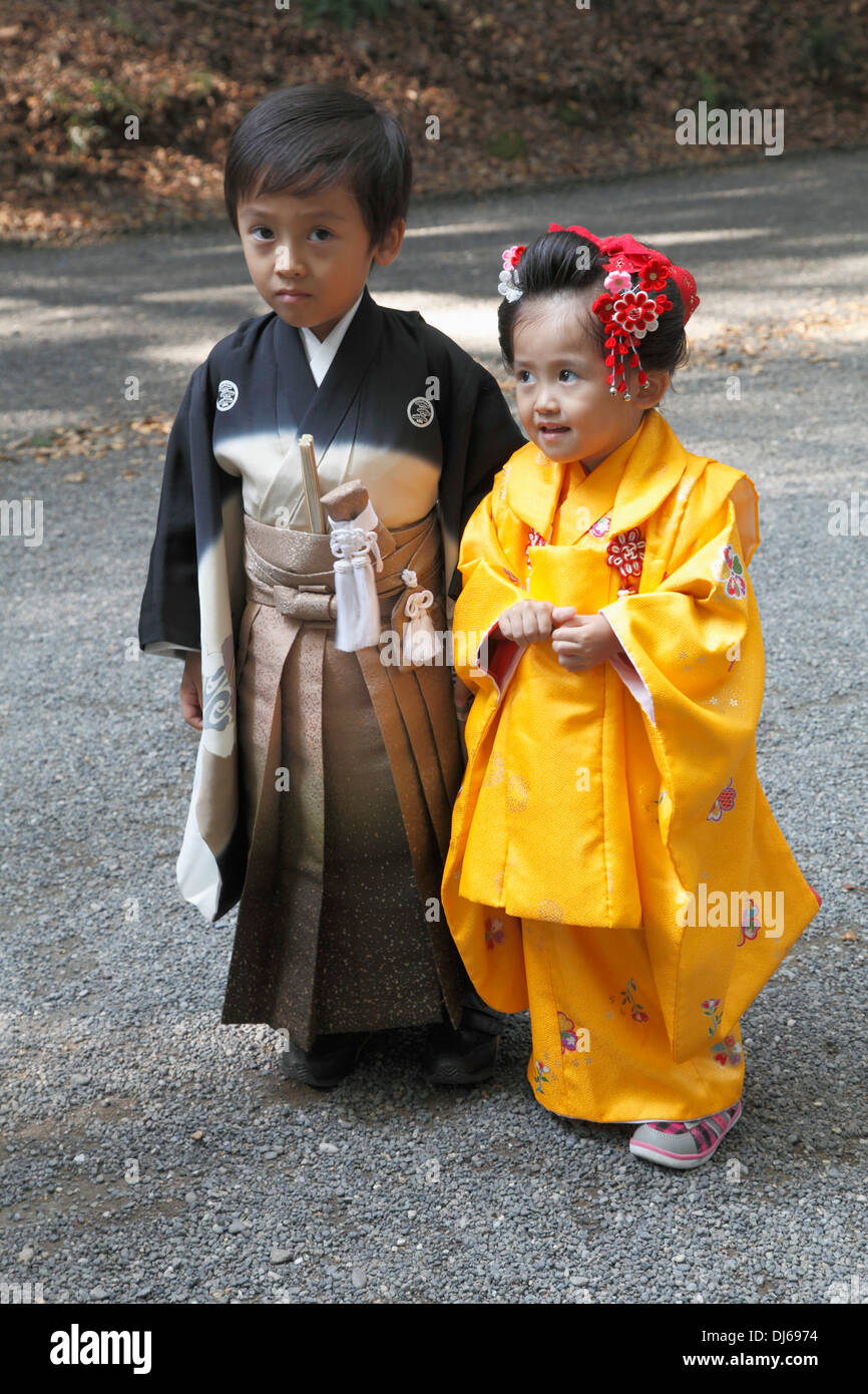 Japan, Tokyo, children, 7-5-3 children's ceremony Stock Photo - Alamy