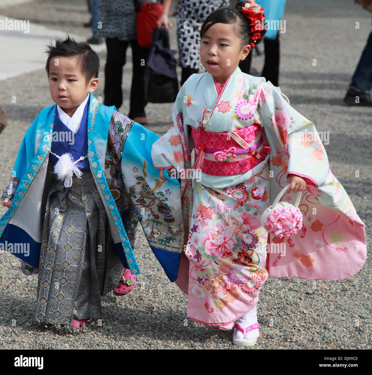 Japan, Tokyo, children, 7-5-3 children's ceremony Stock Photo - Alamy