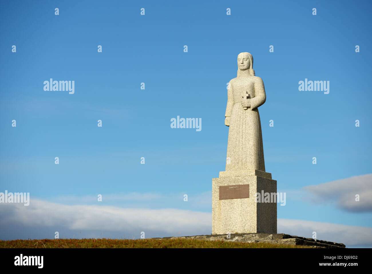 Landsyn, Statue In The Image Of The Angel, Church Of Strandarkirkja ...