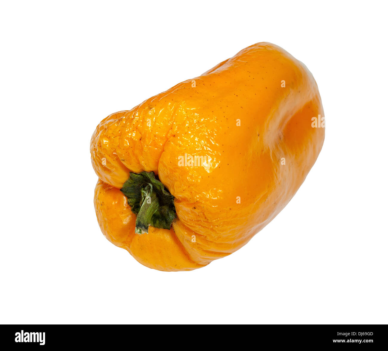 old pepper isolated on white background Stock Photo - Alamy