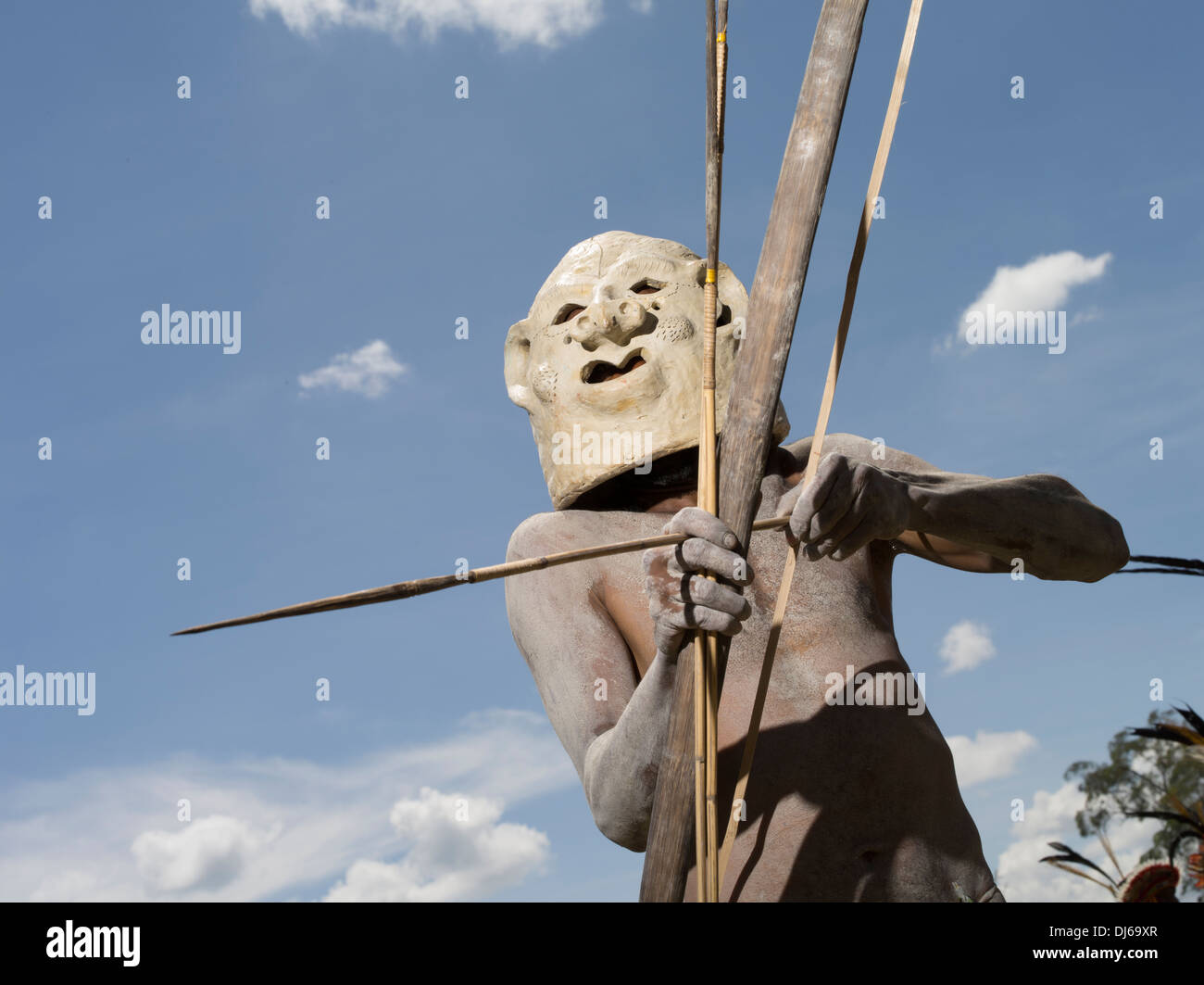 Asaro Mudmen Singsing Group, Daulo District, Eastern Highlands Province ...