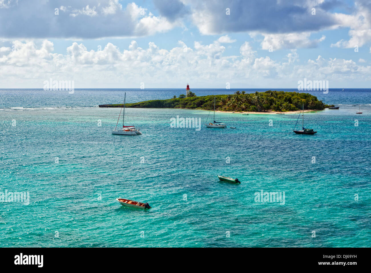 Islet of Gosier, Guadeloupe archipelago, Caribbean Sea Stock Photo - Alamy