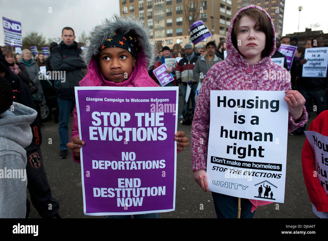 Glasgow poverty sighthill hi-res stock photography and images - Alamy