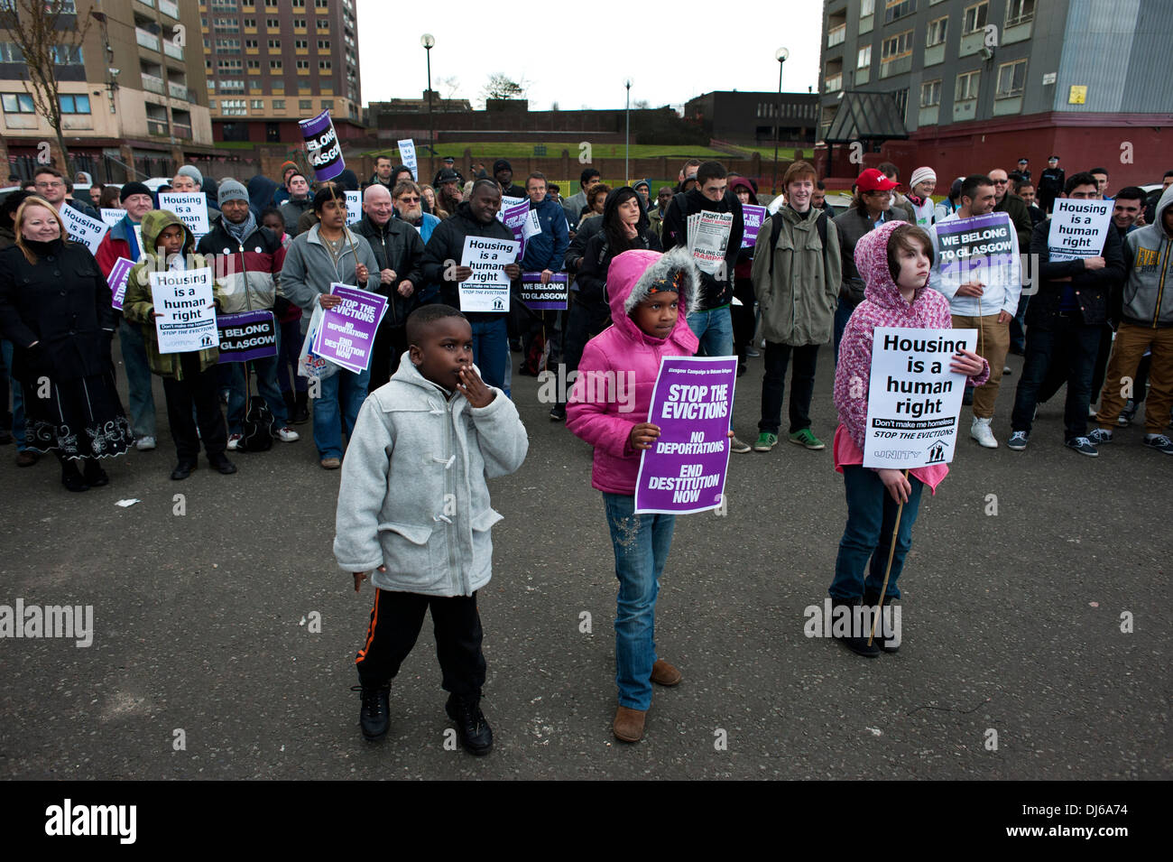 Glasgow poverty sighthill hi-res stock photography and images - Alamy