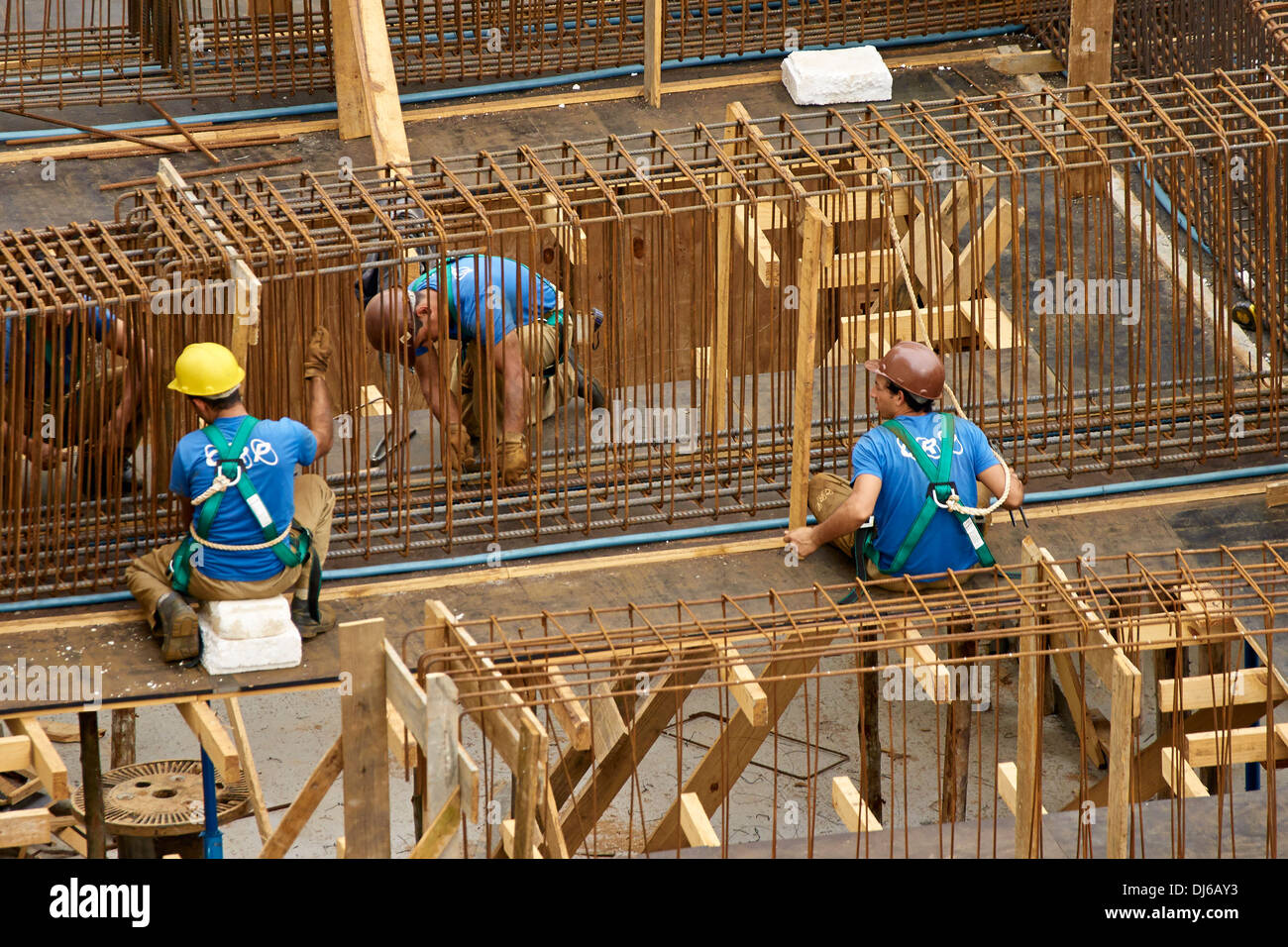 Steel rebar cages hi-res stock photography and images - Alamy