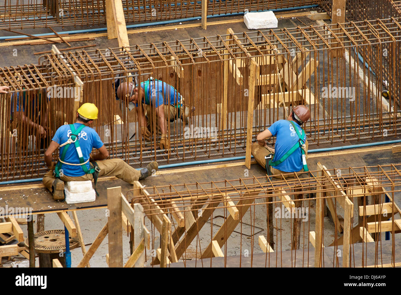 Steel rebar cages hi-res stock photography and images - Alamy