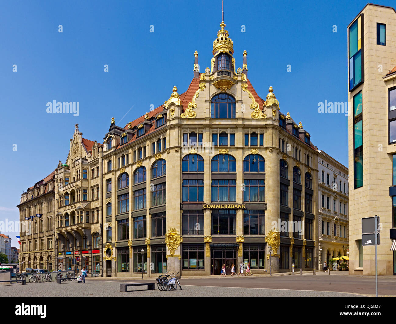 Former department store Ebert, also department store Topas in Leipzig ...