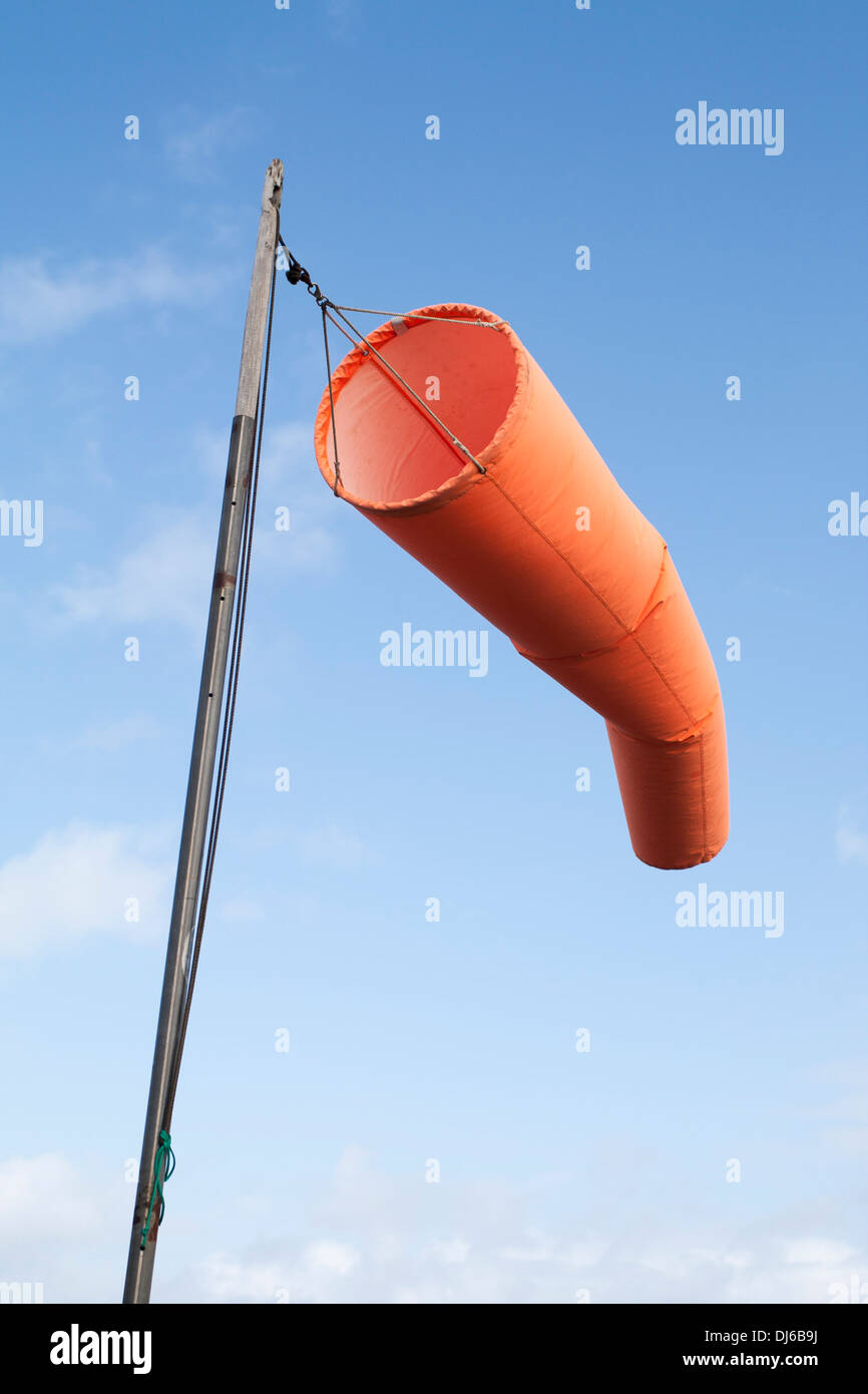 Wind sock on Fair Isle, Shetland Stock Photo - Alamy