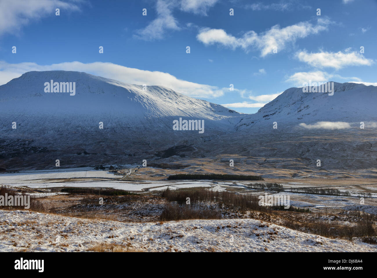 Cold winter day in Scottish highlands Stock Photo - Alamy
