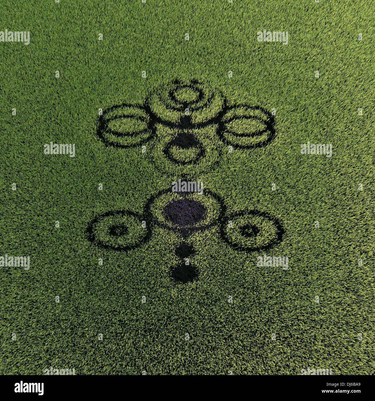 Crop circles hi-res stock photography and images - Alamy