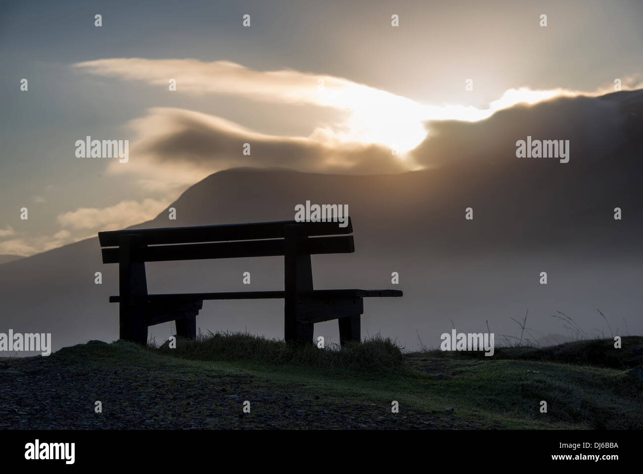 Bench highlands hi-res stock photography and images - Alamy
