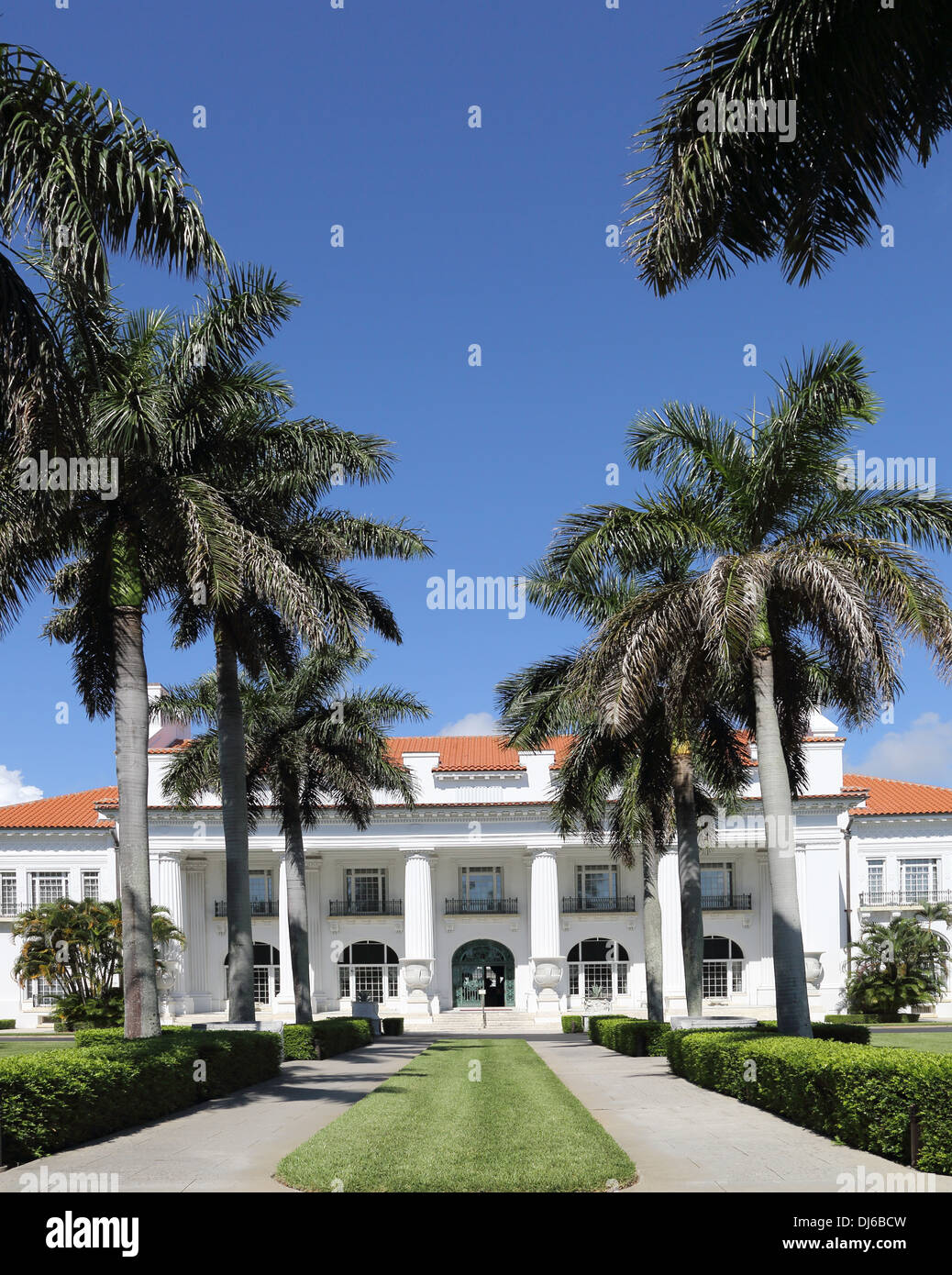 flagler museum at palm beach on the florida coast Stock Photo - Alamy