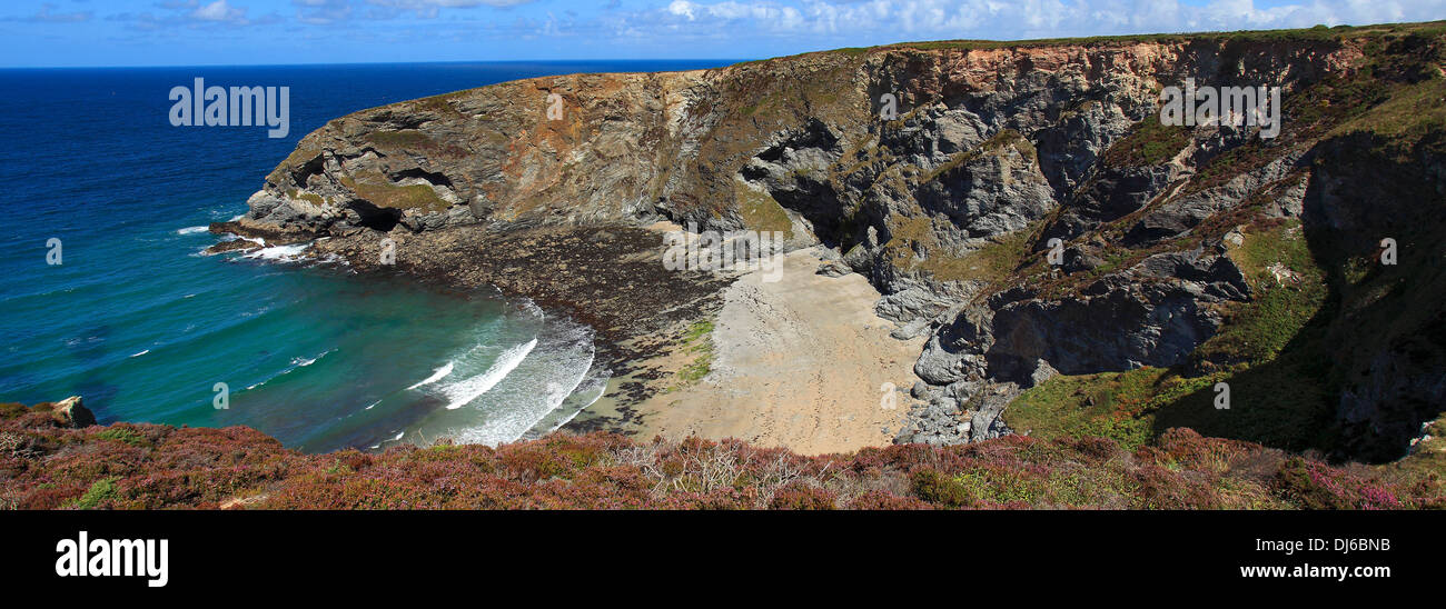 The north cliffs near portreath village hi-res stock photography and ...