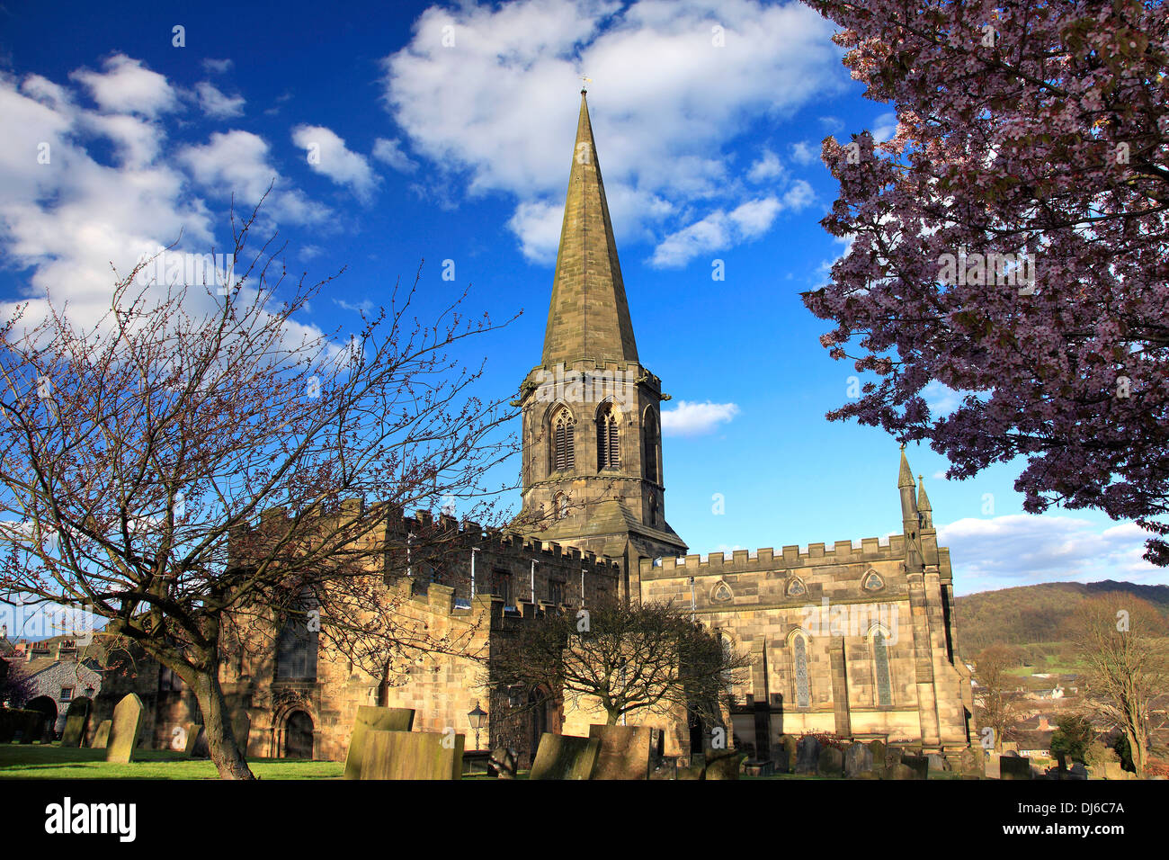 All Saints church, Bakewell, Peak District National Park, Derbyshire ...