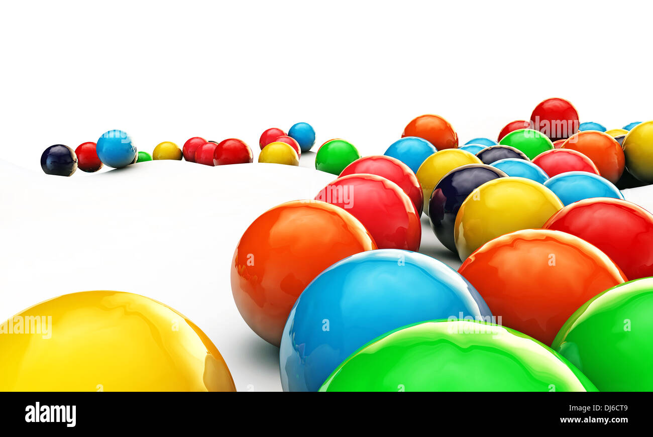 group of gumballs on white background Stock Photo - Alamy