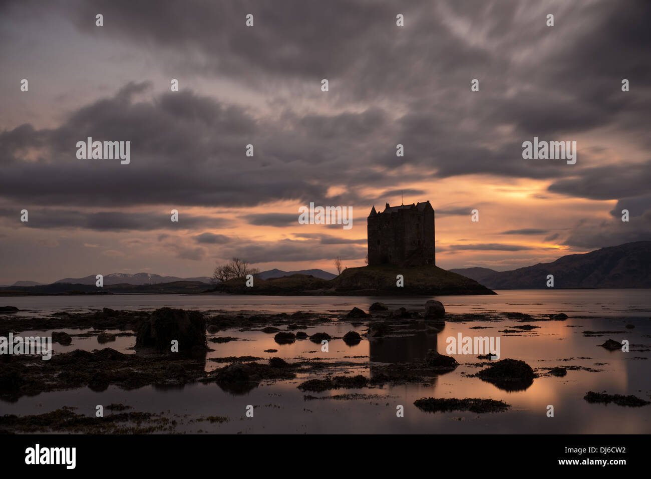 Castle Stalker in Appin, Scotland Stock Photo - Alamy