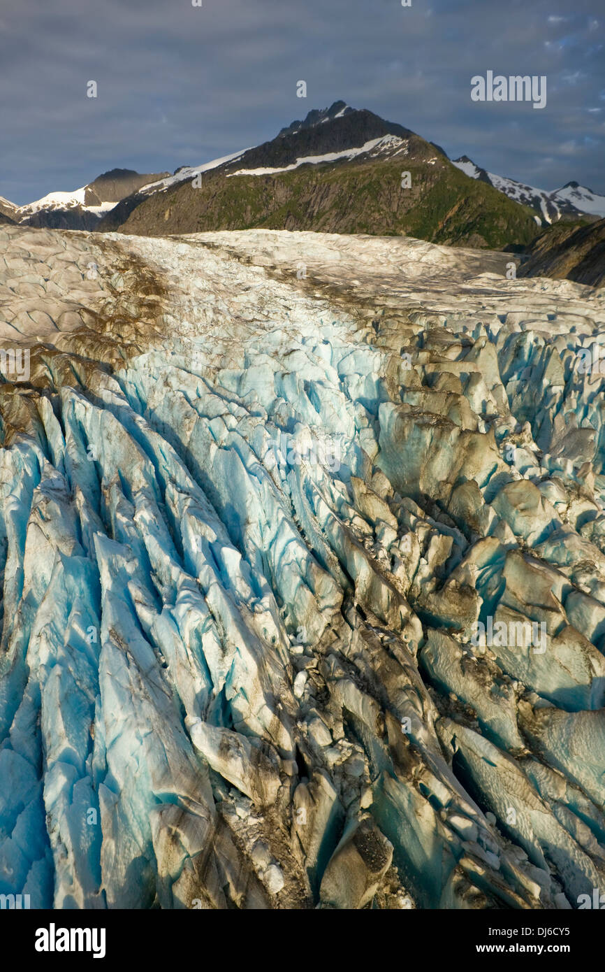 Aerial photo glacier crevasse hi-res stock photography and images - Alamy