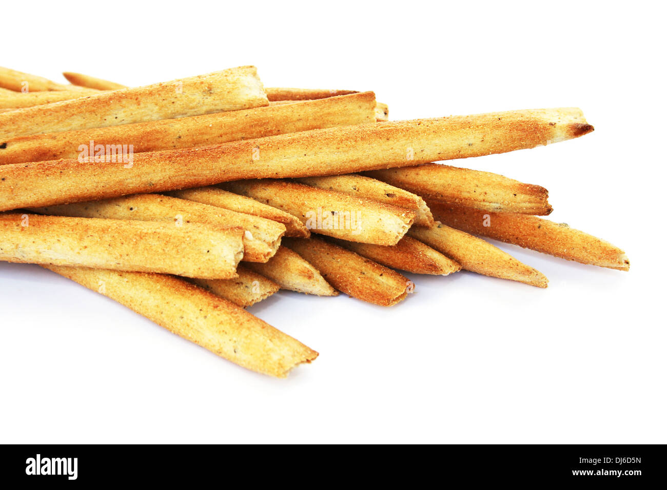 Breadsticks isolated on white background Stock Photo - Alamy