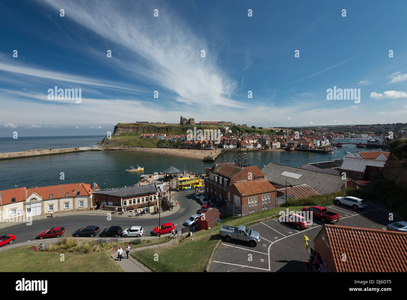 Whitby harbor in North Yorkshire Stock Photo - Alamy