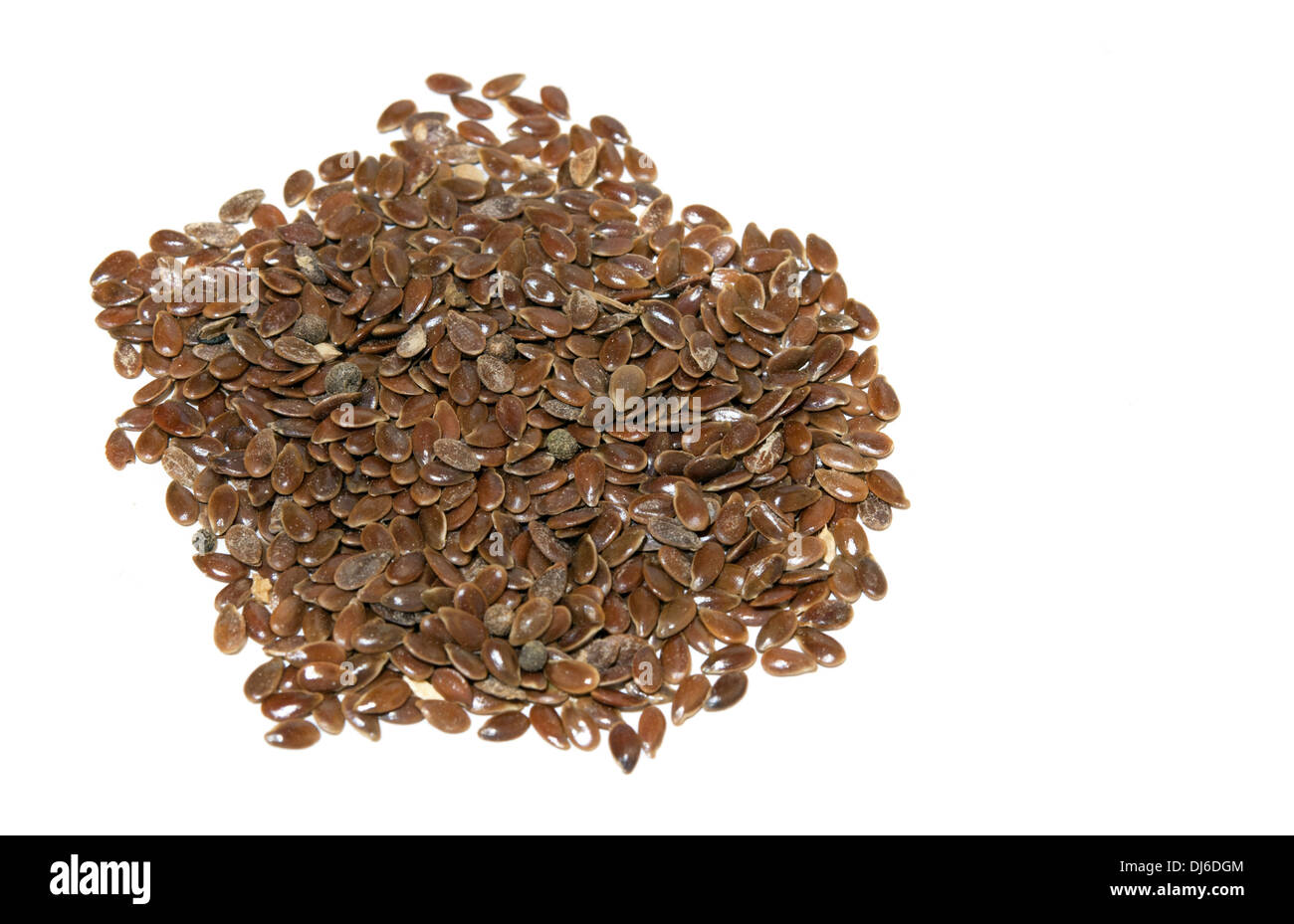 close up of flax seeds isolated on white background Stock Photo - Alamy