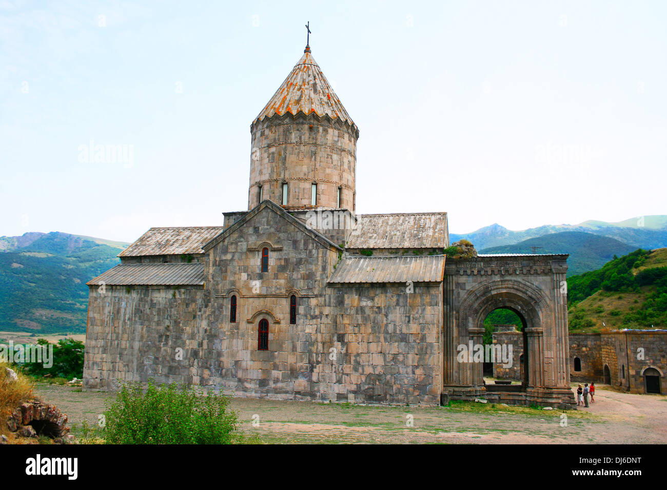 Tatev monastery in Armenia, the 9th century architecture Stock Photo ...