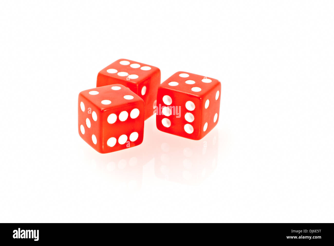 Three dice Cut Out Stock Images & Pictures - Alamy