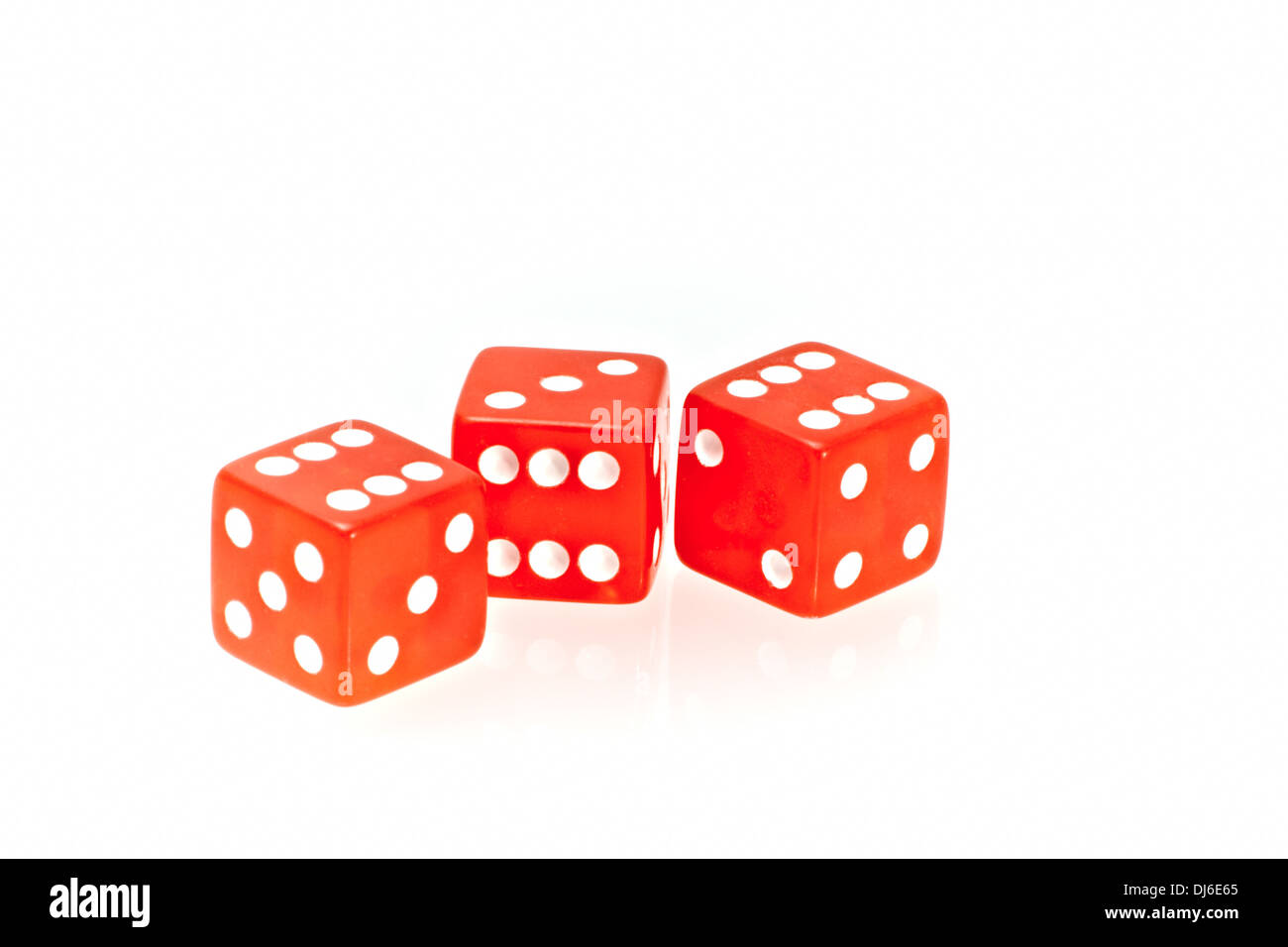Three dice Cut Out Stock Images & Pictures - Alamy