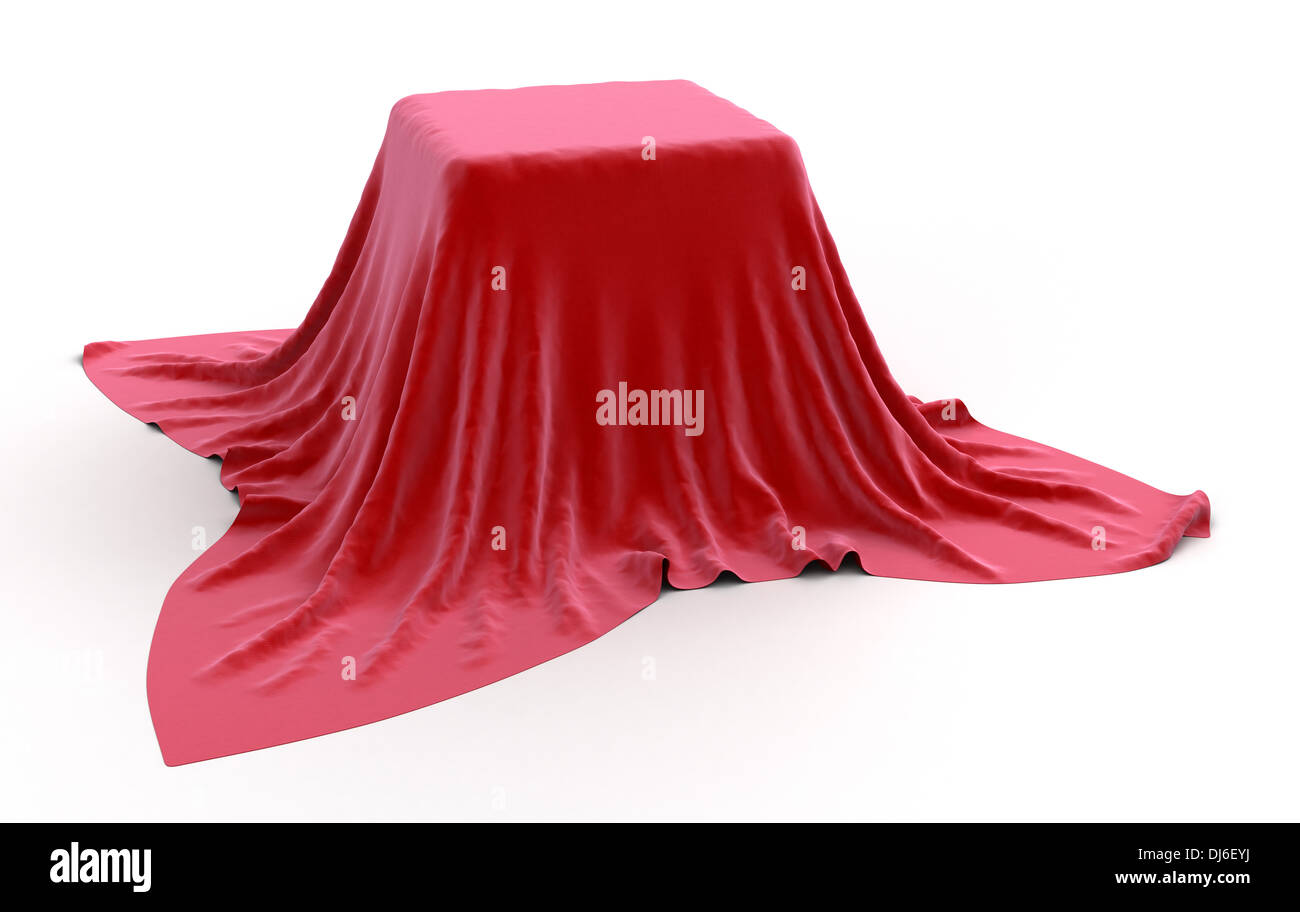 Table covered cloth Stock Photo - Alamy