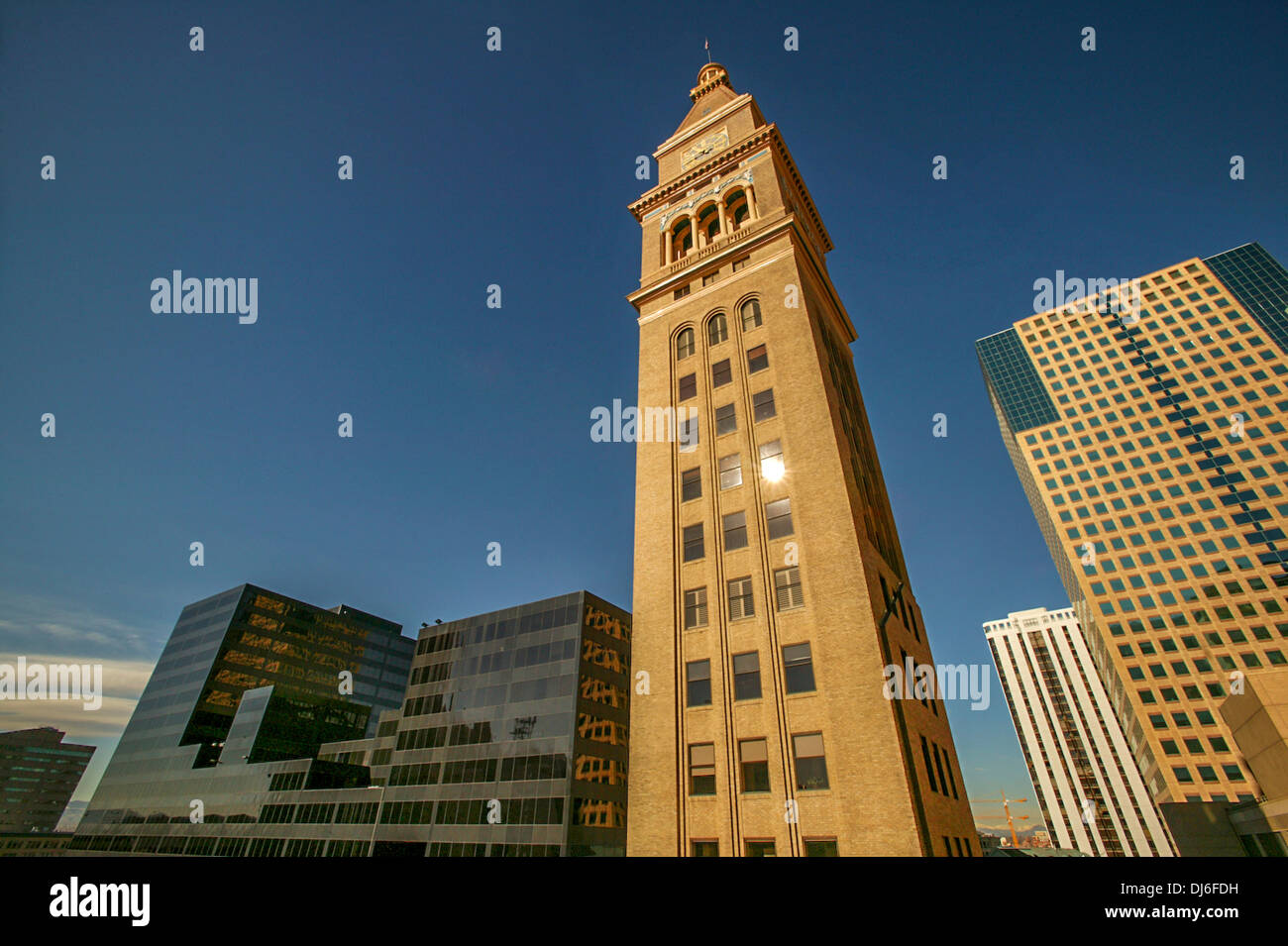 Denver Details - D&F Tower Stock Photo - Alamy