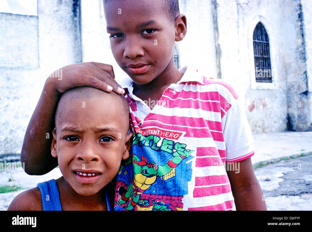 Portrait of two cuban brothers hi-res stock photography and images - Alamy