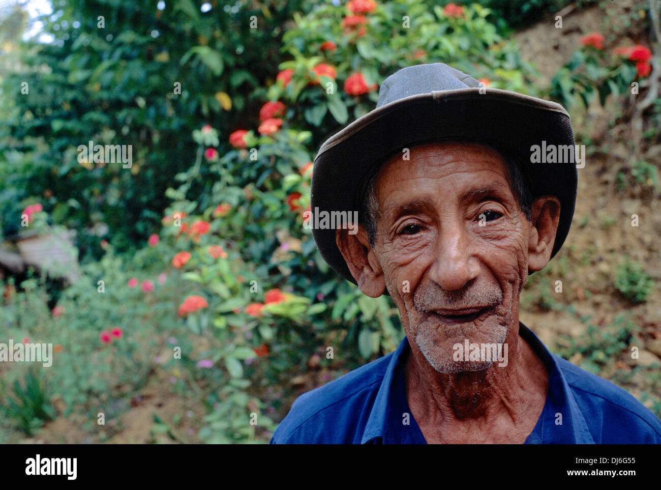 Portrait of Cuban man Stock Photo - Alamy