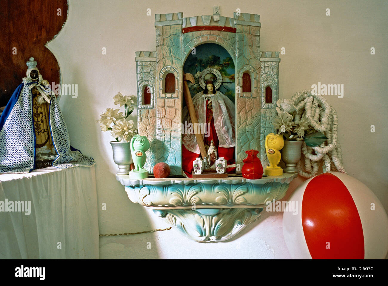 Altar in Cuban home Stock Photo - Alamy