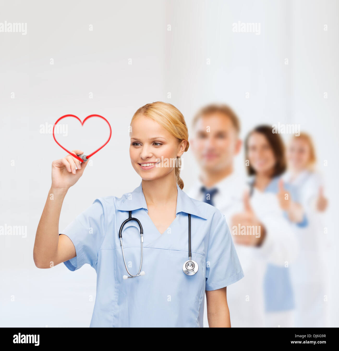 Drawing heart doctor hi-res stock photography and images - Alamy