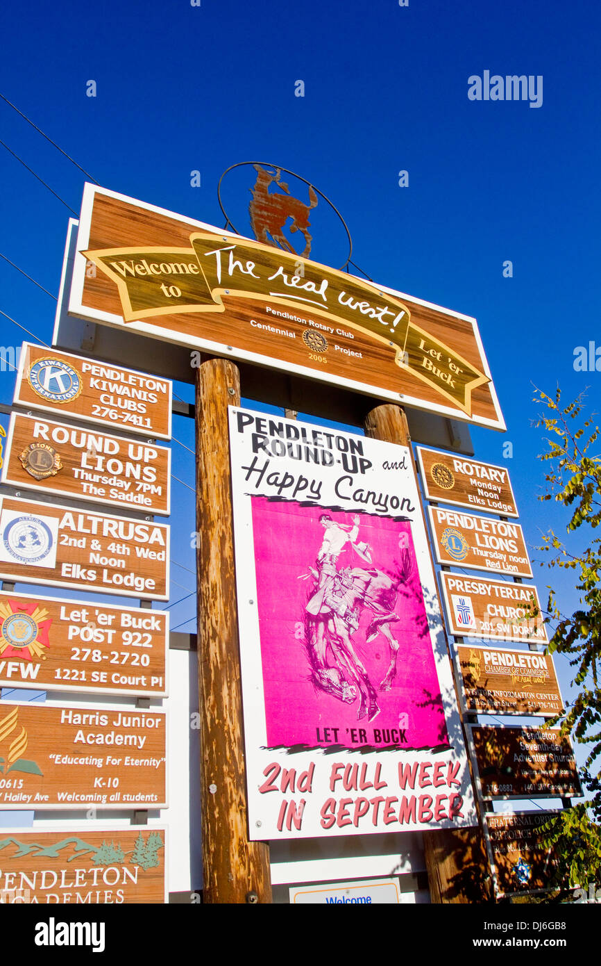 Rodeo sign usa hi-res stock photography and images - Alamy