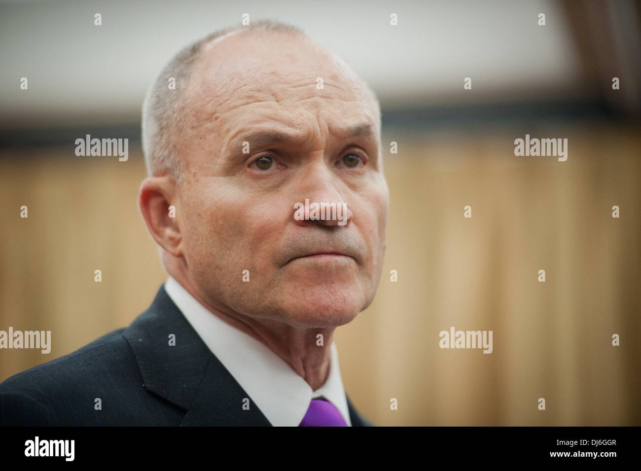 Manhattan, New York, USA. 22nd Nov, 2013. Police Commissioner Raymond ...
