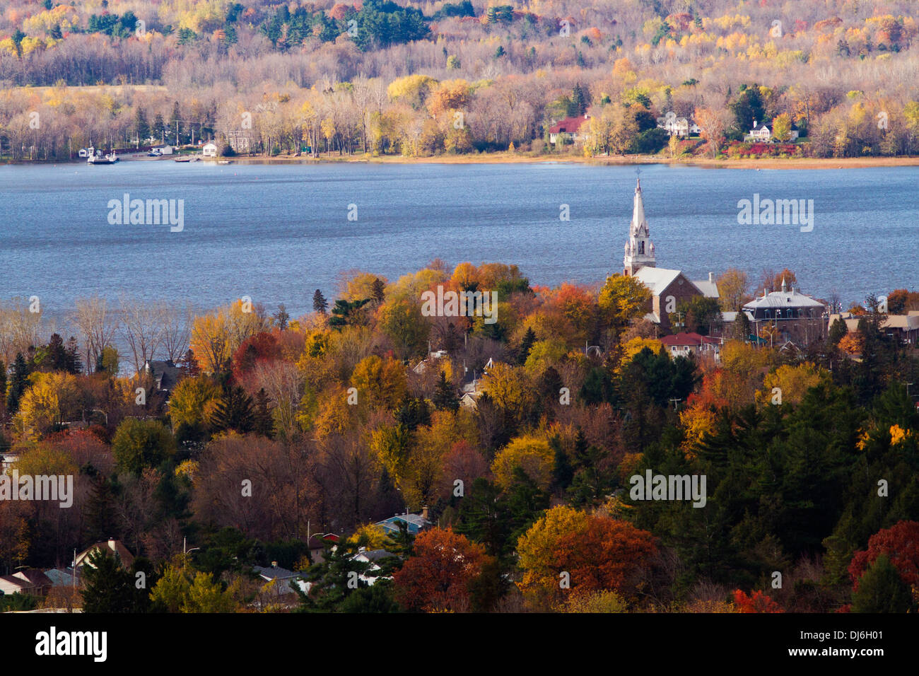 Canadian autumn landscape Stock Photo - Alamy
