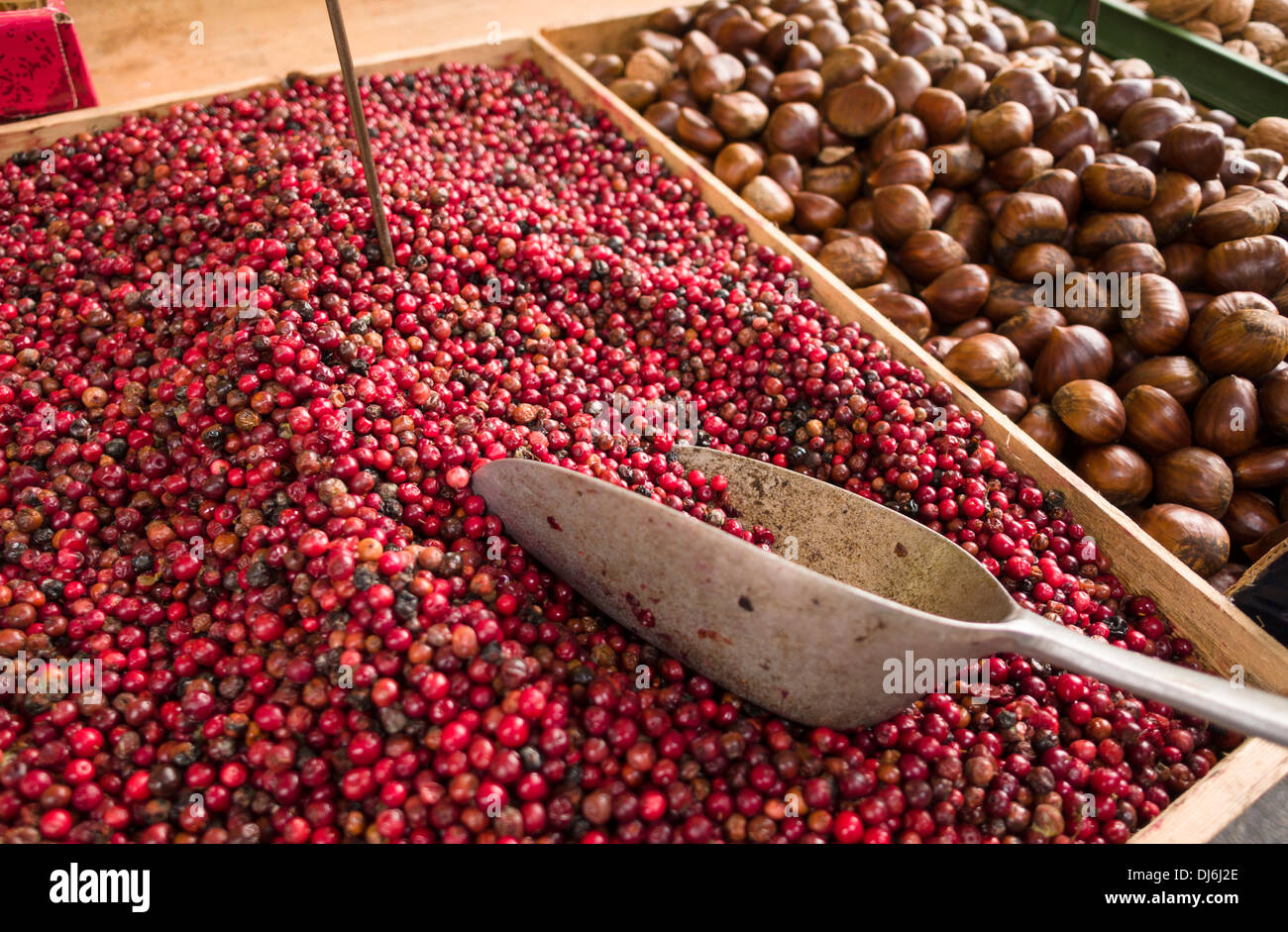 Preiselbeeren (preisel berries) for sale by the scoop. These cranberry ...