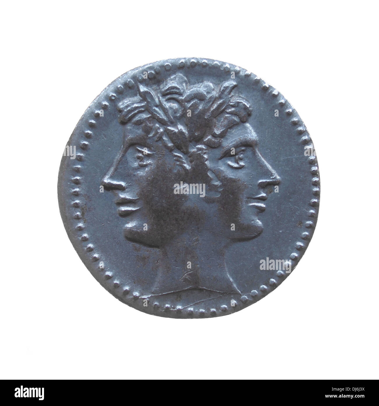 Ancient roman greek coins Cut Out Stock Images & Pictures - Alamy