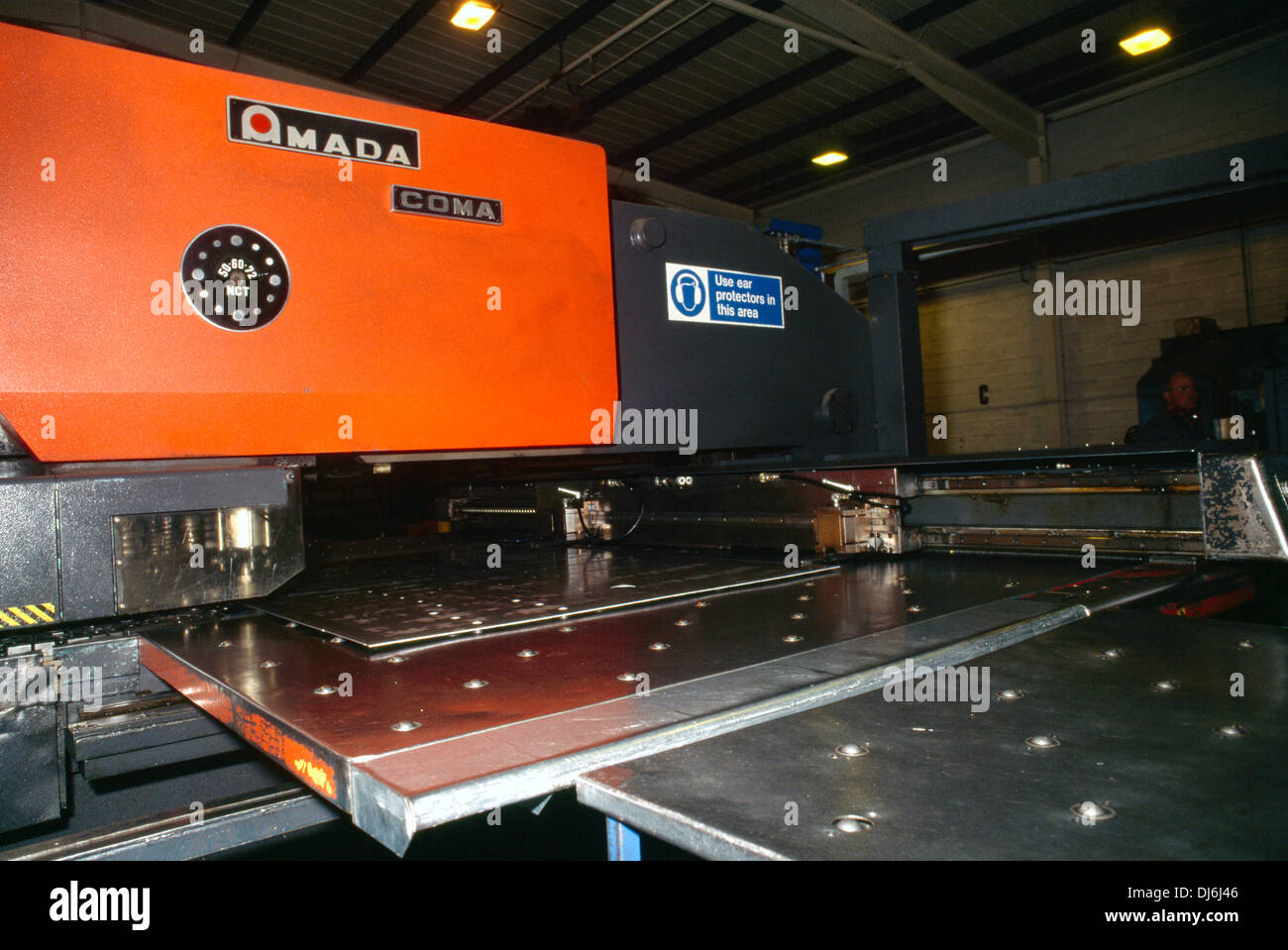 Metal Factory Metal Cutting Crosrol Factory Halifax Stock Photo - Alamy